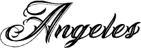 ANGELES PERSONAL USE Italic font