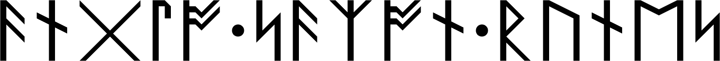 Anglo Saxon Runes Regular font