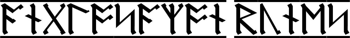 AngloSaxon Runes 1 font | Fonts2u.com
