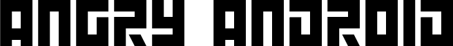 Angry Android Italic fuente