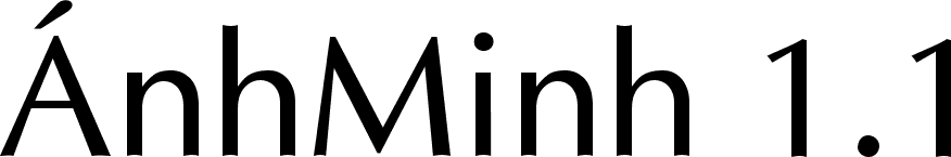 ÁnhMinh 1.1 font | Fonts2u.com