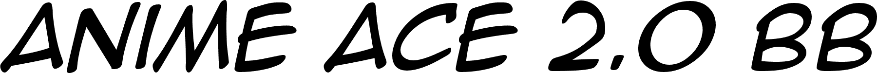 Anime Ace 2.0 BB Italic font | Fonts2u.com