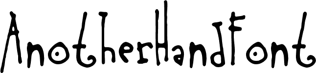 AnotherHandFont font | Fonts2u.com
