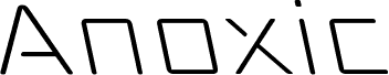 Anoxic Light font