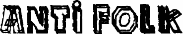 anti folk font | Fonts2u.com
