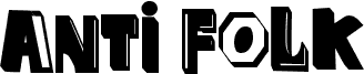 anti folk_pk font | Fonts2u.com