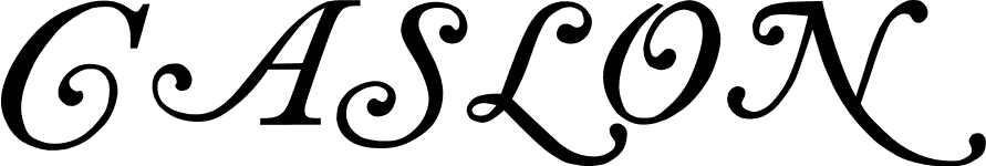 Antique roman swash font