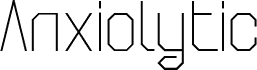 Anxiolytic Light Italic font