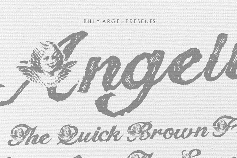 Angelica Personal Use Italic Font 