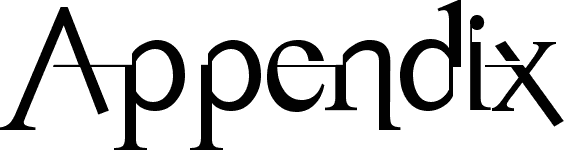 Appendix Normal fuente | Fonts2u.com