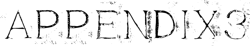 Appendix3 font | Fonts2u.com
