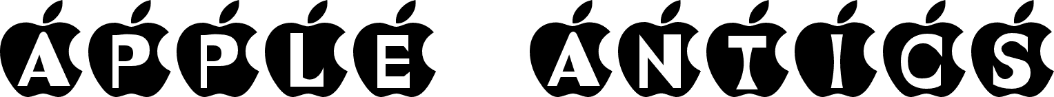 Apple Antics font