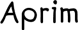 Aprim-Bold font | Fonts2u.com