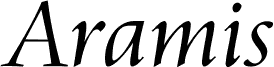 Aramis Italic font