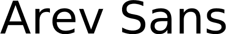 Arev Sans Bold font