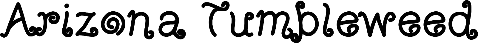 ArizonaTumbleweedBold font | Fonts2u.com