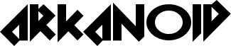 Arkanoid font | Fonts2u.com