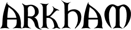 ARKHAM Reg font | Fonts2u.com