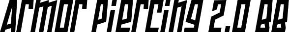 Armor Piercing 2.0 BB font | Fonts2u.com