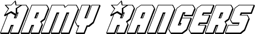 Army Rangers Italic font | Fonts2u.com