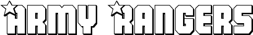 Army Rangers Italic font | Fonts2u.com