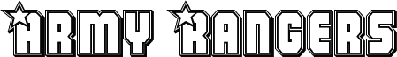 Army Rangers Italic font | Fonts2u.com