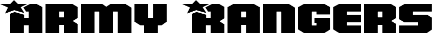Army Rangers Italic font | Fonts2u.com