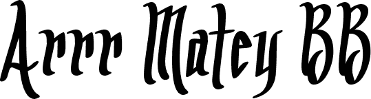 Arrr Matey BB font