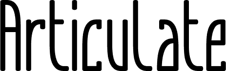 Articulate font