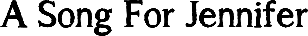 A Song For Jennifer Bold Reg font | Fonts2u.com