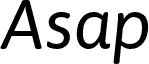 Asap font | Fonts2u.com