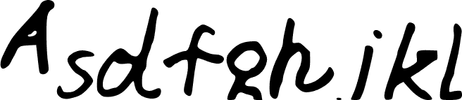 Asdfghjkl font | Fonts2u.com