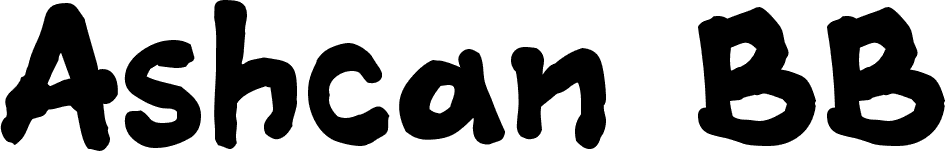 Ashcan BB Bold font