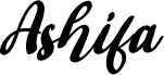 Ashifa font