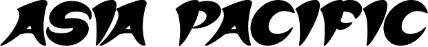 ASIA PACIFIC font