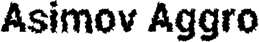 Asimov Aggro Condensed font | Fonts2u.com