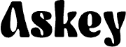 Askey Demo Regular fuente | Fonts2u.com