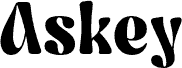 Askey Demo Regular fuente | Fonts2u.com