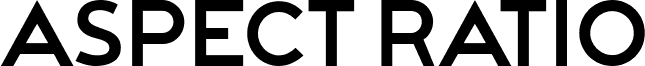 Aspect Ratio 3D font
