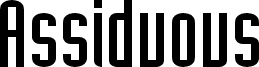 Assiduous SmallCaps font | Fonts2u.com