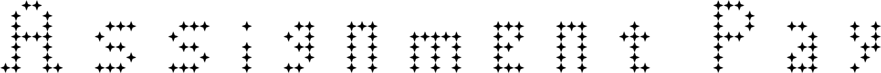 AssignmentPay-Font Regular font