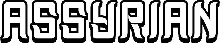 Assyrian 3D Regular font | Fonts2u.com