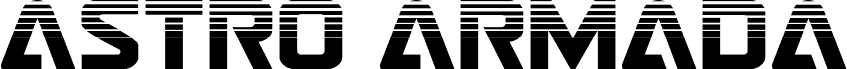 Astro Armada 3D font
