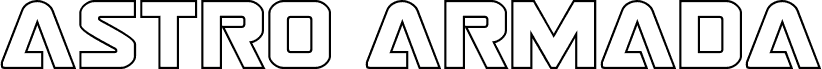 Astro Armada Outline Semi-Ital font | Fonts2u.com