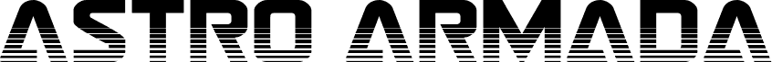 Astro Armada 3D font