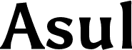 Asul font