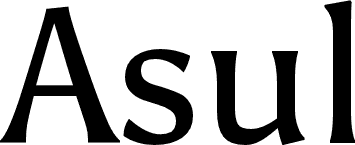 Asul fuente | Fonts2u.com
