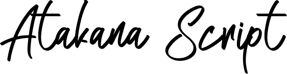 Atakana Script font | Fonts2u.com