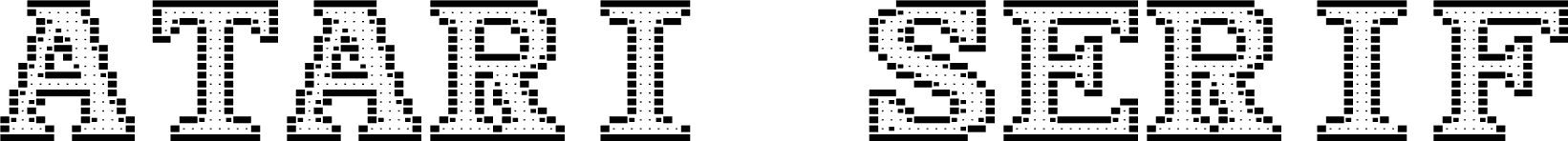 Atari Serif Regular font | Fonts2u.com