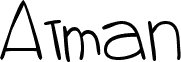 Atman Bold font | Fonts2u.com